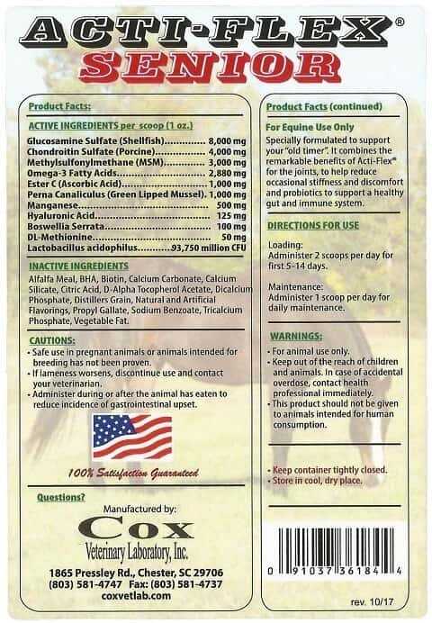 Actiflex Powder - Getty Equine Nutrition, LLC