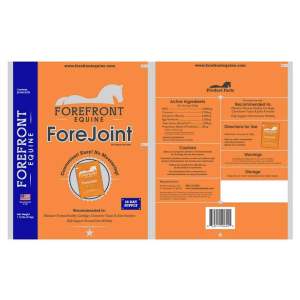 ForeJoint for Horses - Getty Equine Nutrition, LLC